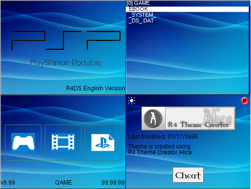 psp theme for r4 | GBAtemp.net - The Independent Video Game Community